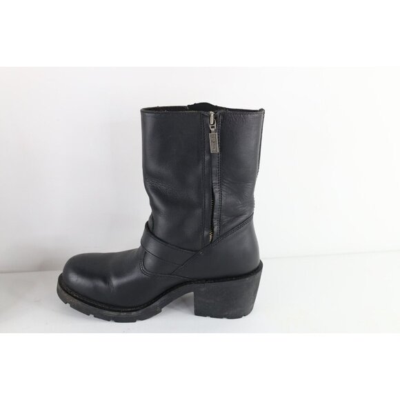 Harley-Davidson | Shoes | Vtg 9s Harley Davidson Womens 8 Leather ...